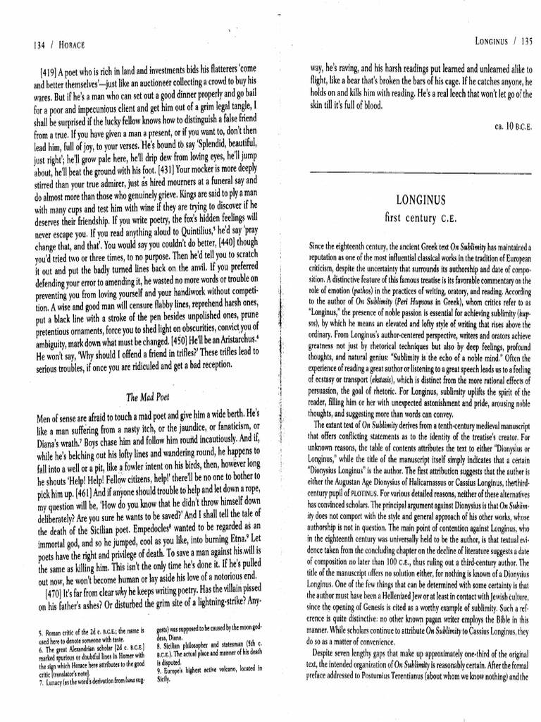 Longinus | PDF