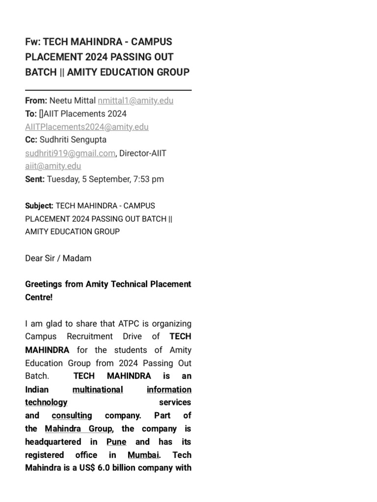 Tech Mahindra | PDF | Computing