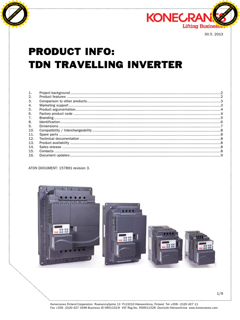 TDN Branding | PDF | Power Inverter | Alternating Current
