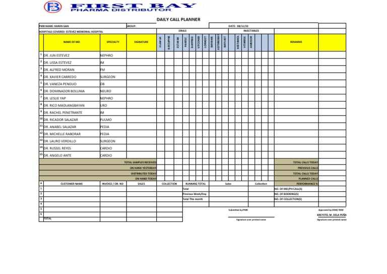Revised Daily Planner | PDF