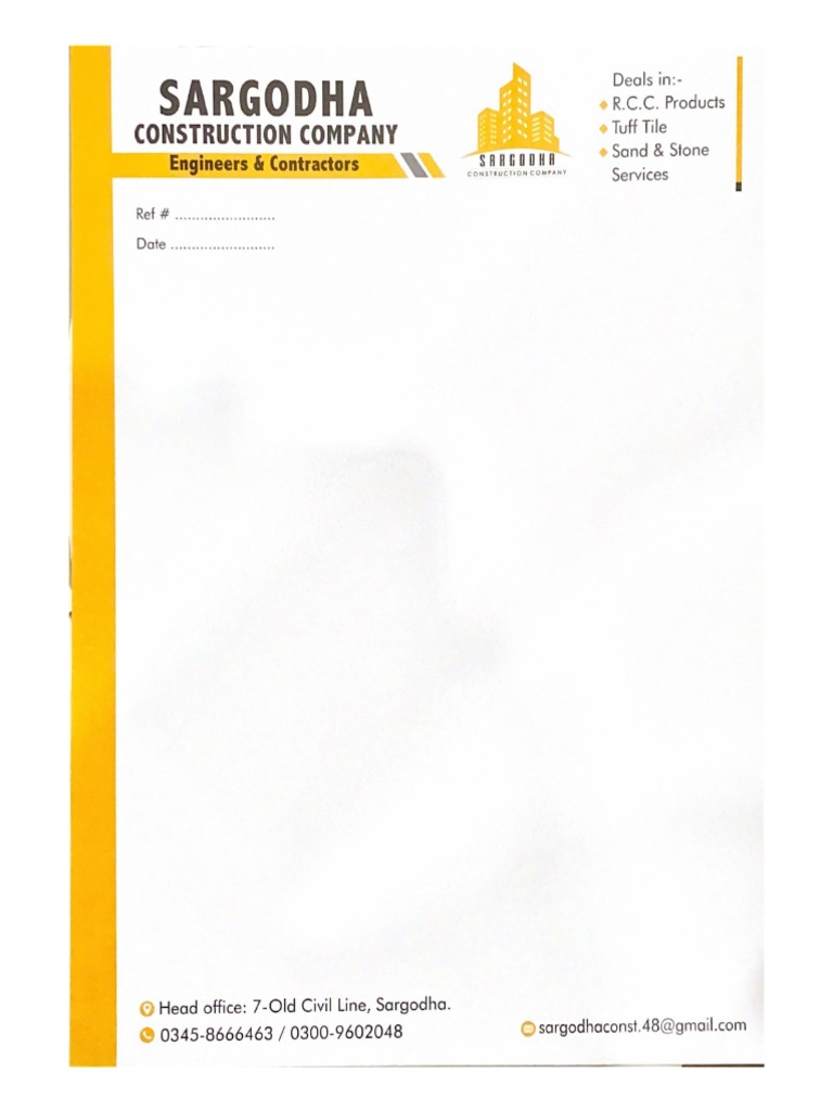 Sargodha Letter Head | PDF