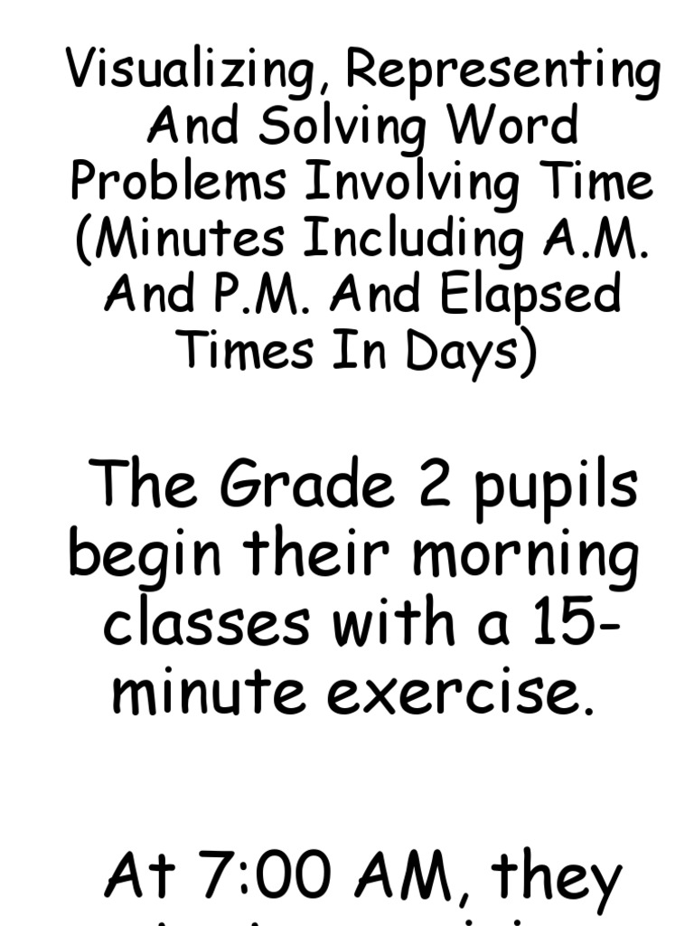 Visualizing Representing And Solving Word Problems Involving Pdf