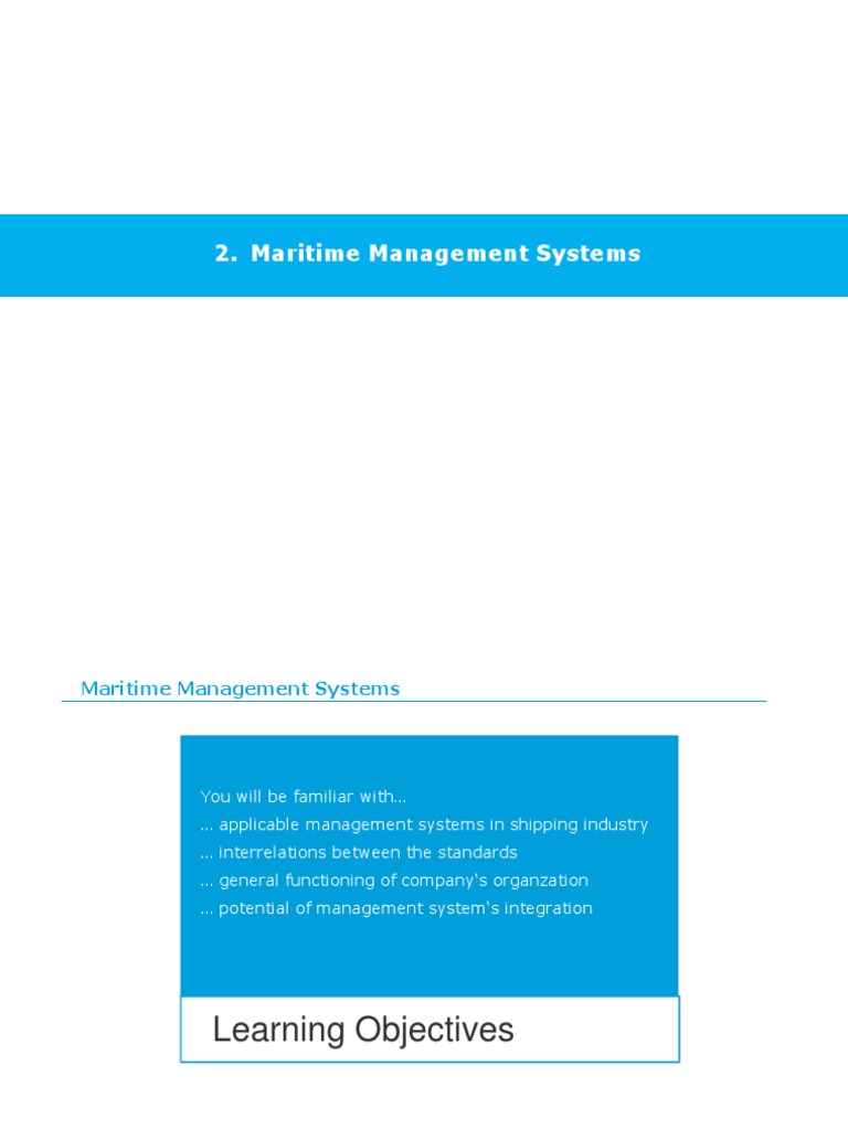 Maritime Management Systems | PDF | Occupational Safety And Health ...