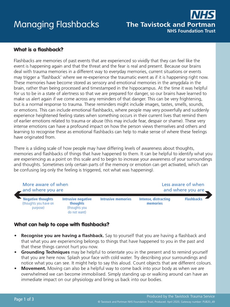Managing Flashbacks | PDF | Memory | Emotions
