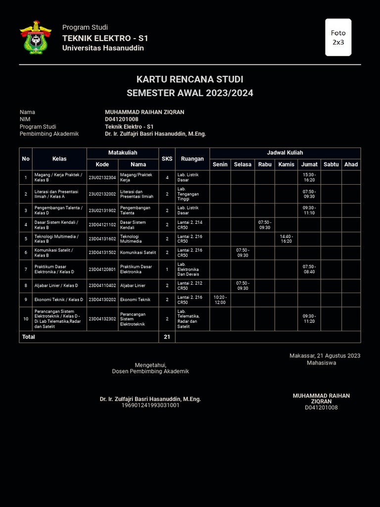 KRS - Portal Akademik | PDF