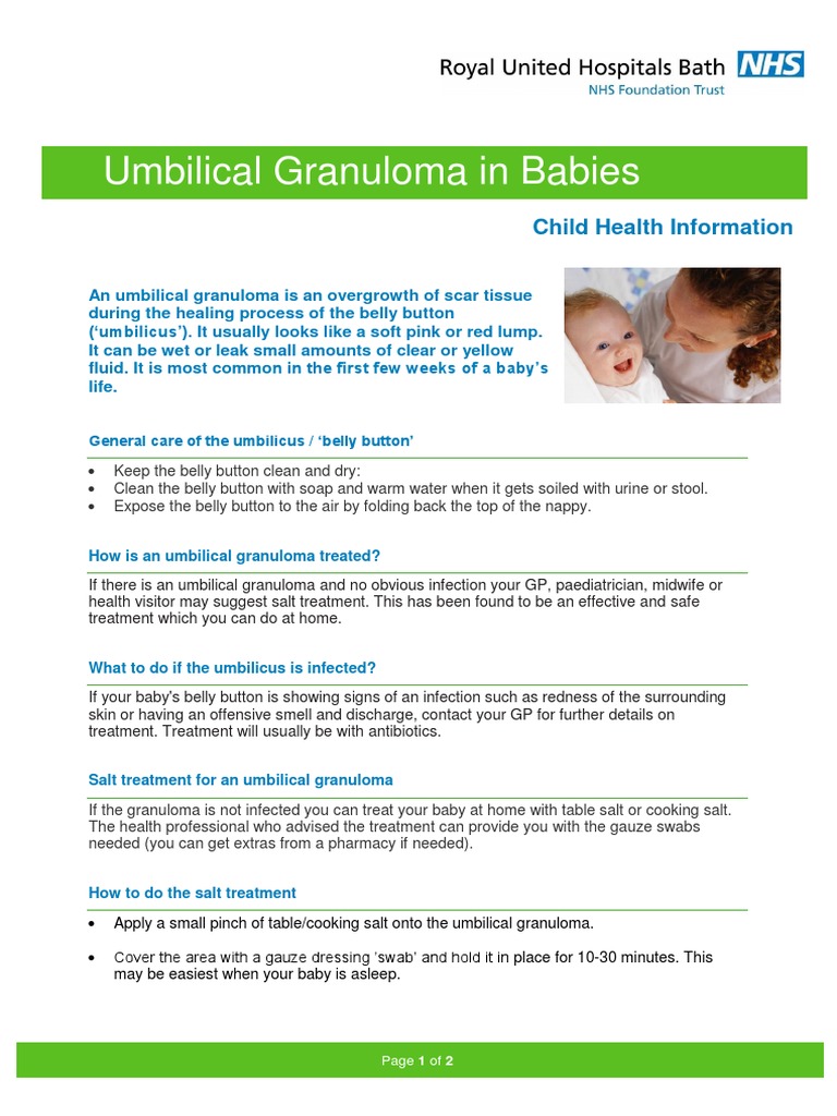 PAE020 Umbilical Granuloma | PDF | Health Care | Medical Specialties