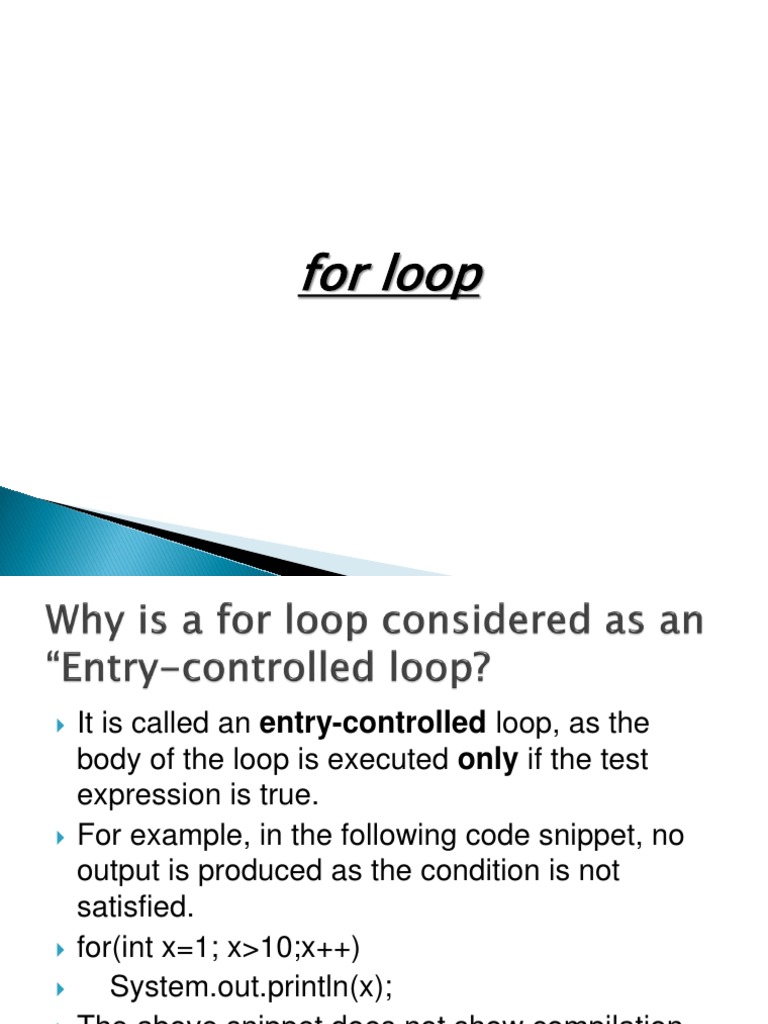 6 For Loop Part 3 Pdf Control Flow Computer Programming 8990