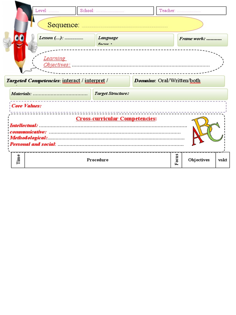 Lesson Plan Sample by Desert Rose | PDF | Human Communication | Learning