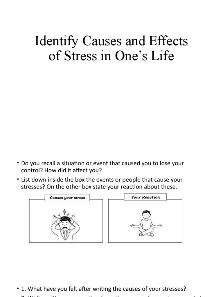 Identify-Causes-and-Effects-of-Stress | PDF | Stress (Biology ...