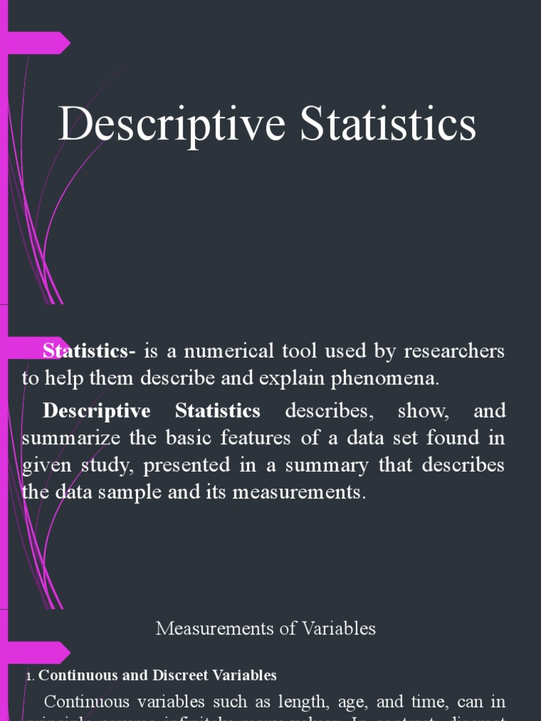 Presentation 1 | PDF | Level Of Measurement | Statistics Presentation 1 | PDF | Level Of Measurement | Statistics