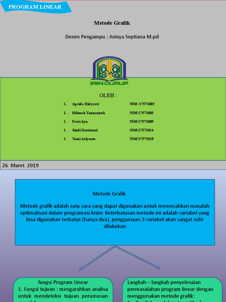 Metode Grafik Kel 1 | PDF