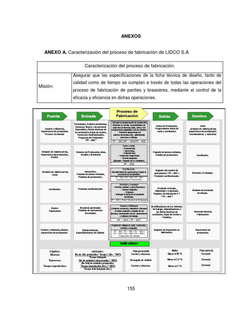 Caracterizacion de Procesos | PDF | Calidad (comercial) | Informática
