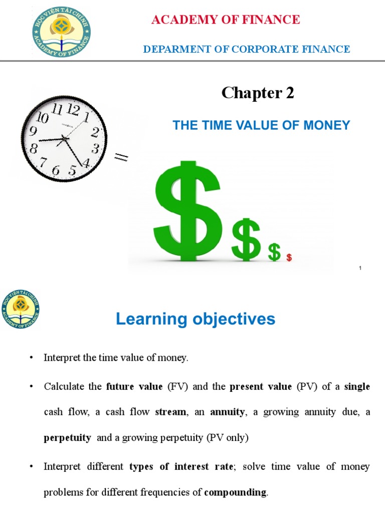 S.Chapter 2 TVM | PDF | Time Value Of Money | Discounted Cash Flow