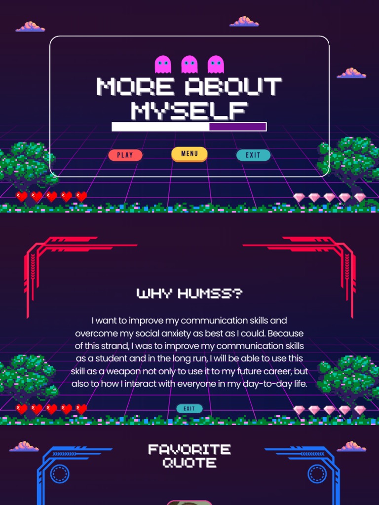 Purple Neon Game Presentations | PDF