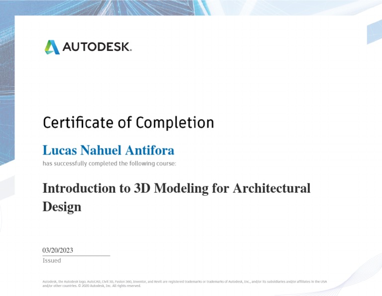 Introduction - To 3d Modeling For Architectural Design | PDF