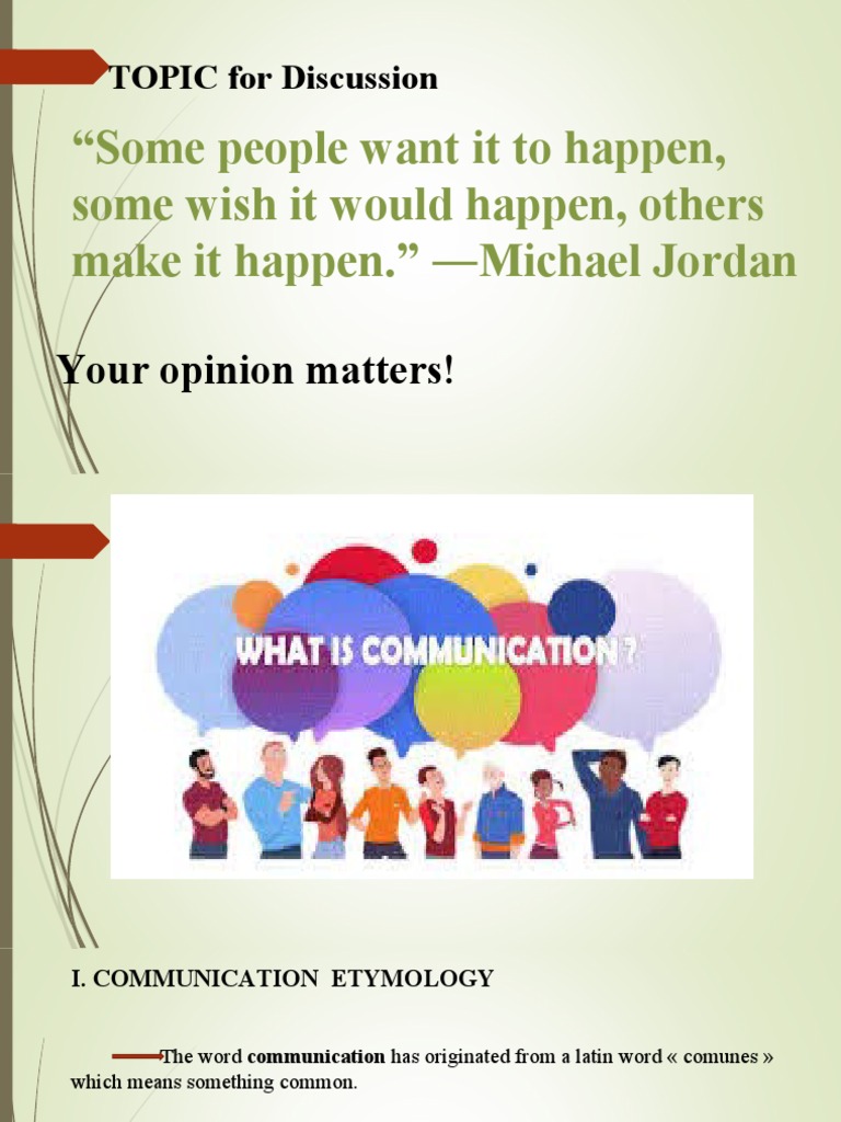 Chapter 1 | PDF | Public Speaking | Communication