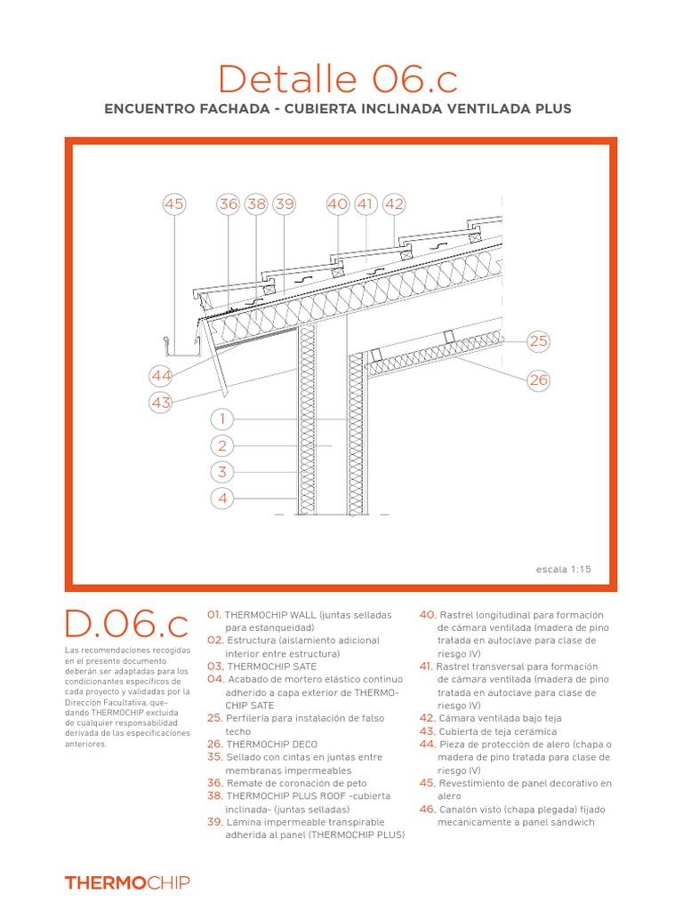 encuentro-fachada-cubierta-inclinada-ventilada-plus | PDF | Techo | Ingeniero civil