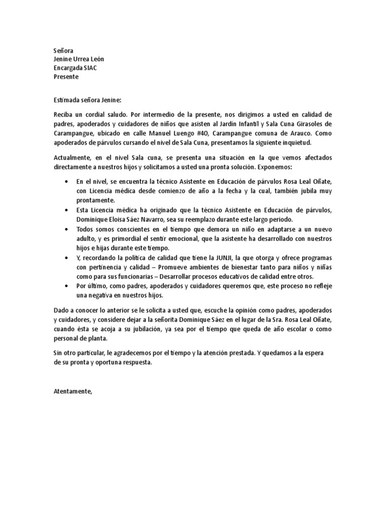 Junto Con Saludar y Esperando Que Se Encuentre Bien | PDF