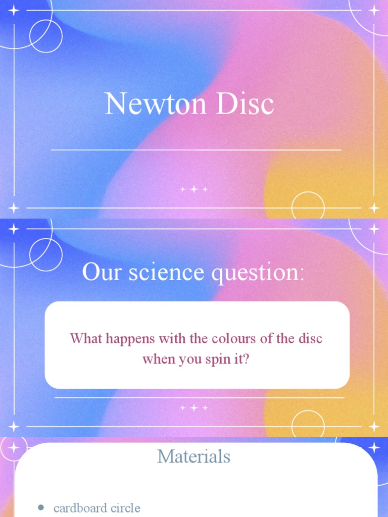 Newton Disc | PDF