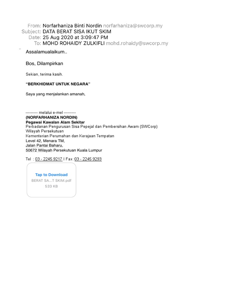 Data Berat Sisa Ikut Skim | PDF