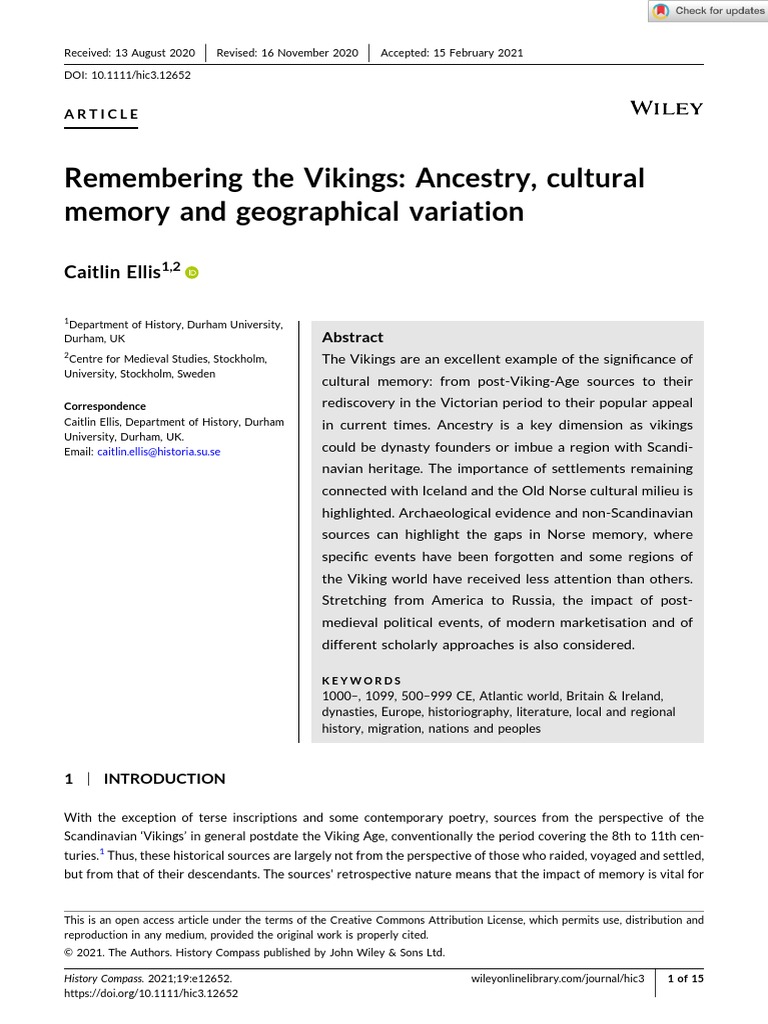 Vikings: Cultural Memory and Heritage | PDF | Vikings | Danelaw