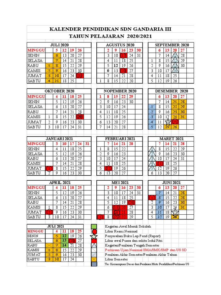 Kalender Pendidikan | PDF