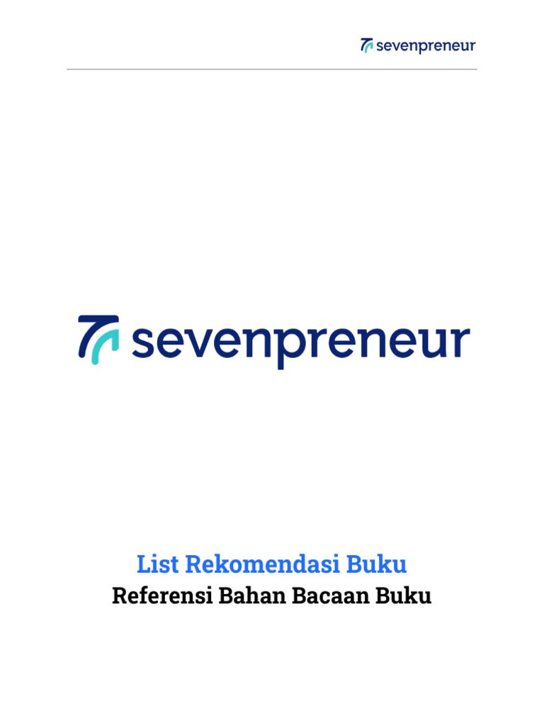 Rekomendasi Buku untuk Sevenpreneur | PDF