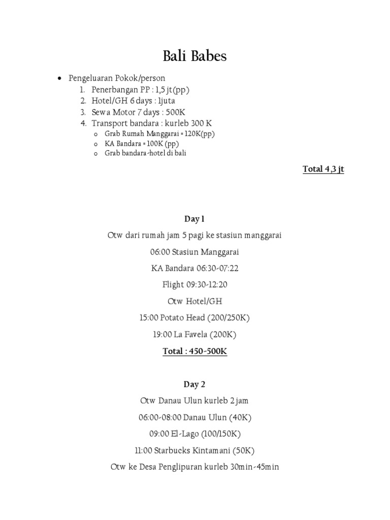 Bali Babes | PDF | Griya & Taman | Sains & Matematika