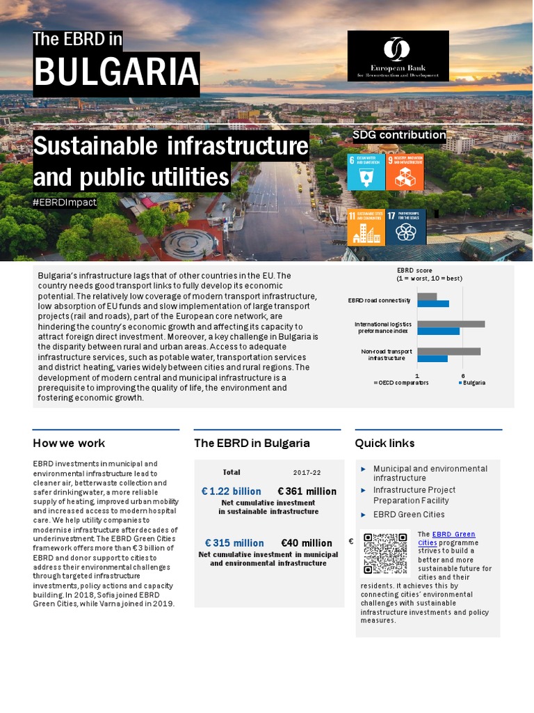 Sustainable Infrastructure and Public Utilities in Bulgaria | PDF ...