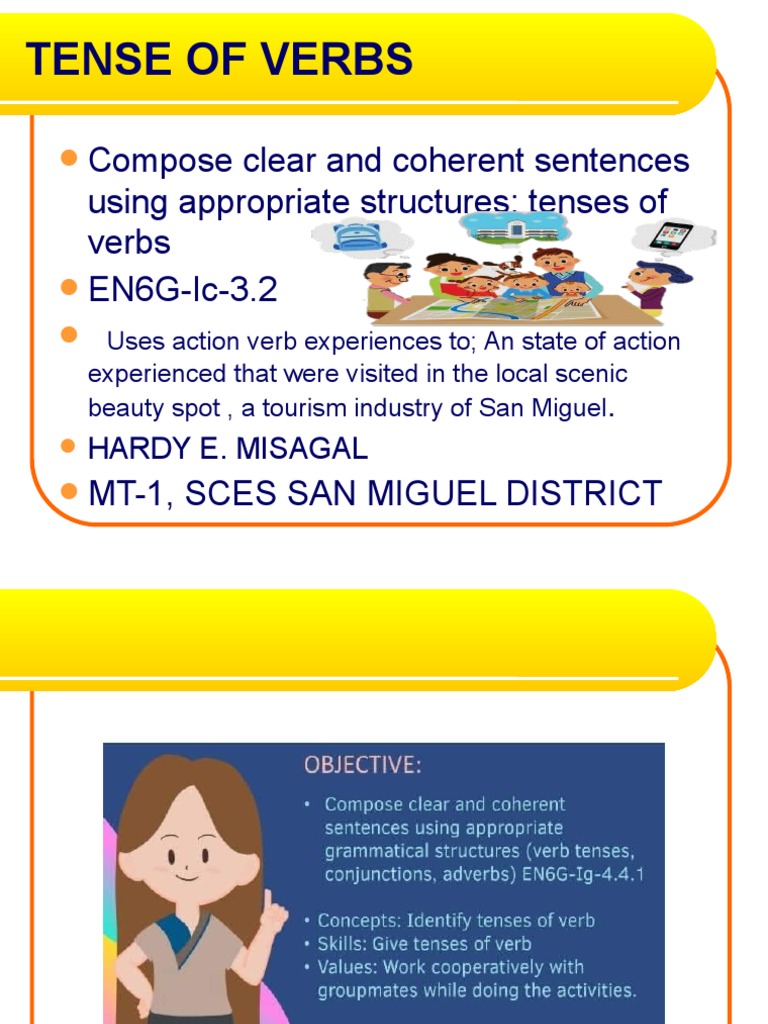 Cot2 Finale - TENSE OF THE VERBS | PDF | Verb | Grammatical Tense
