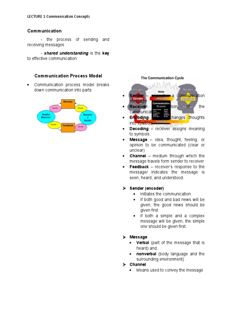 Understanding the Communication Process | PDF | Communication | Information