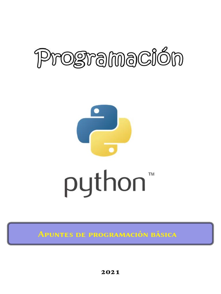 Apunte Programaci N Mejoras (V1.daniel) | Descargar gratis PDF | Python (lenguaje de ...