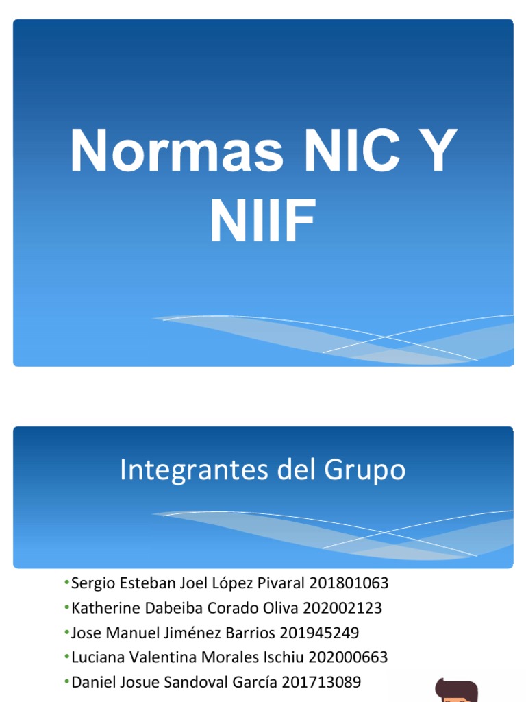 Normas Nic y Niif | PDF | normas internacionales de INFORMACION ...