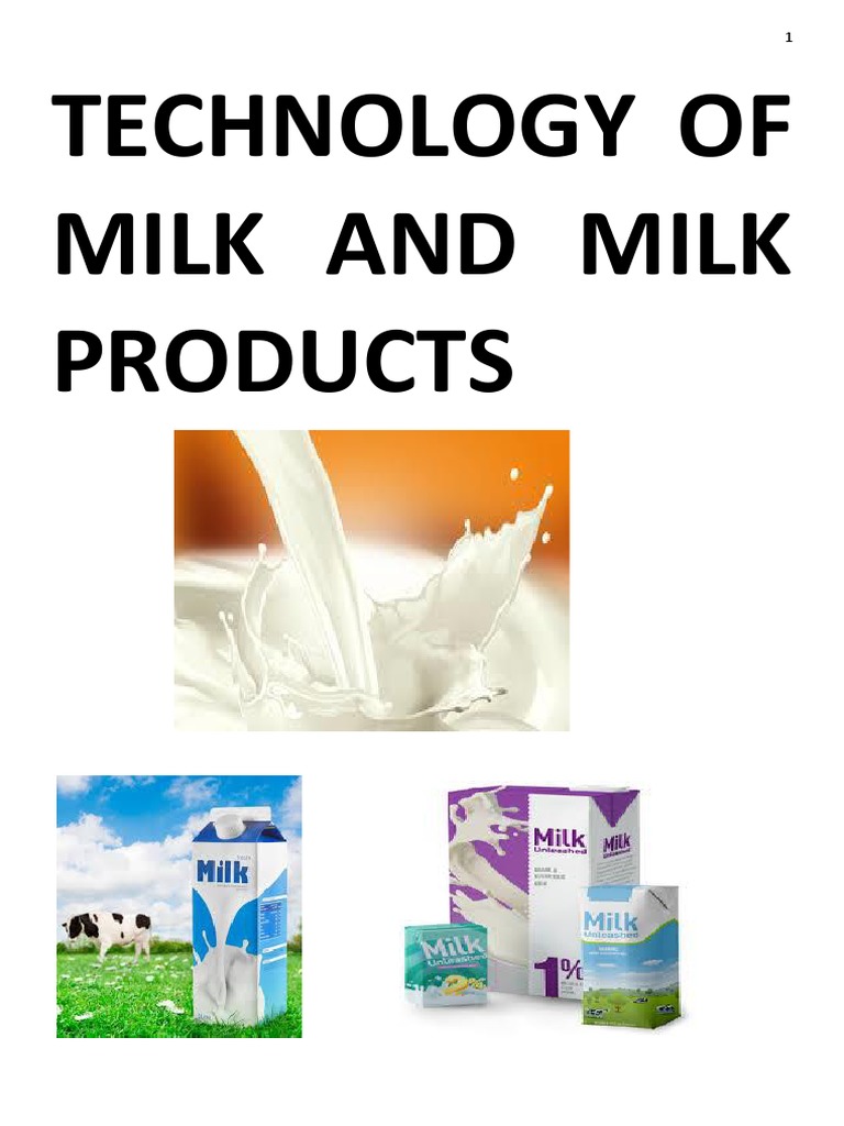 Milk and Milk Products | Download Free PDF | Milk | Cheese