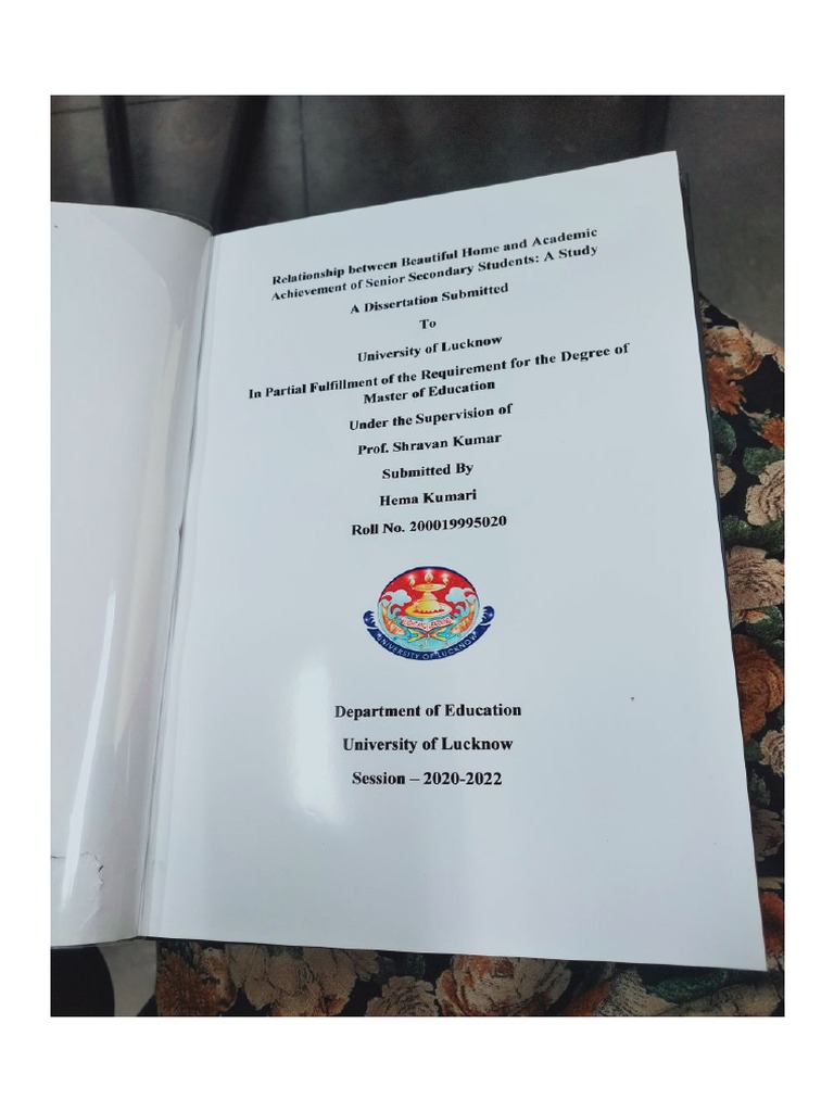 Sample Dessertation | PDF