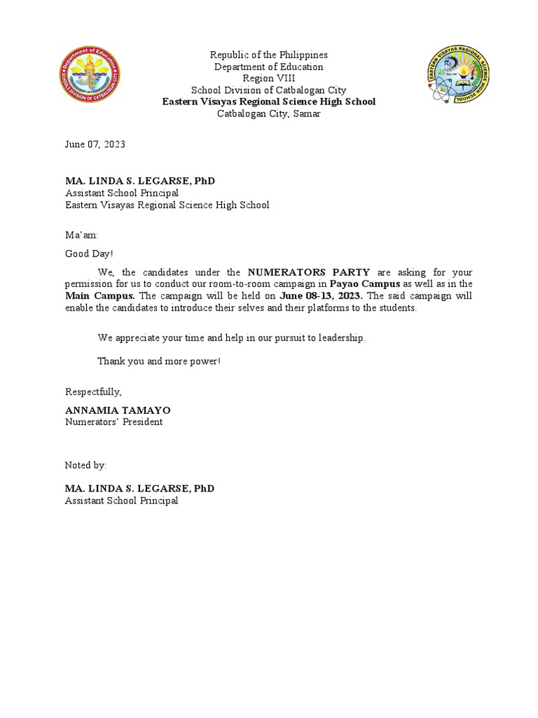 Communication Letter | PDF