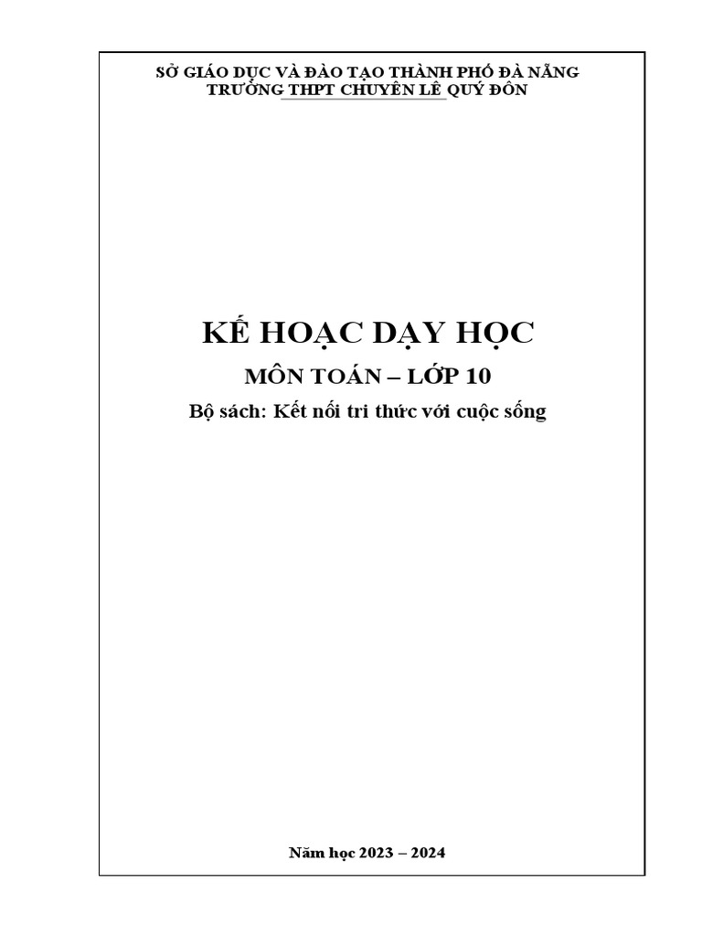 10.KHDH L P 10 - KNTT | PDF