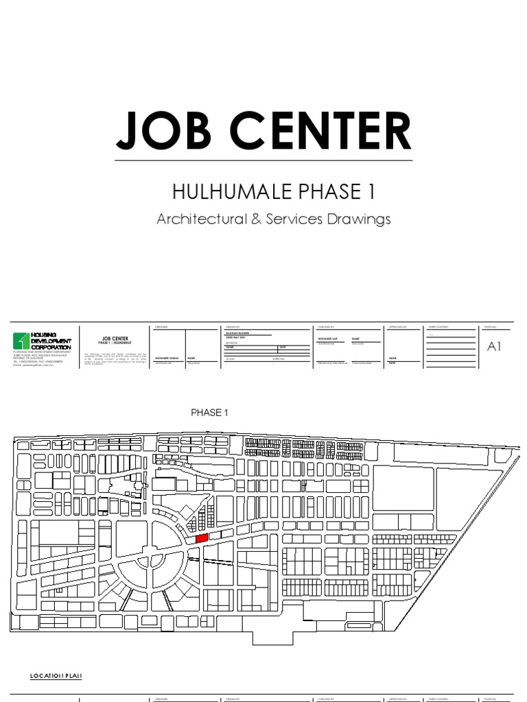Job Center Architectural Drawings | PDF | Building Engineering