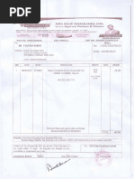 Sample Packers Movers Bill Format | PDF