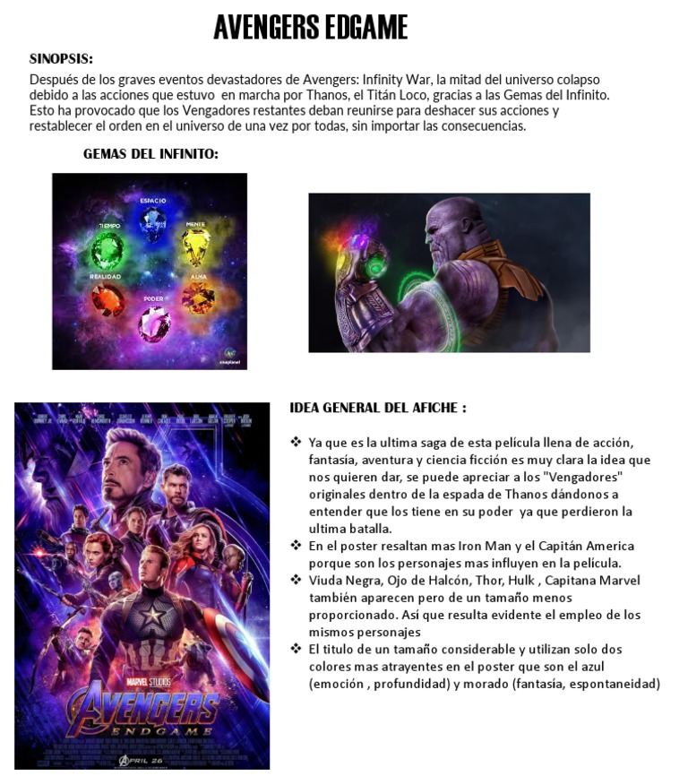Avengers Endgame | PDF