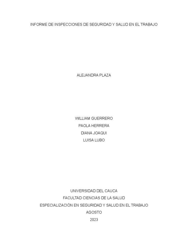 Inform Eee | PDF | Higiene | Residuos