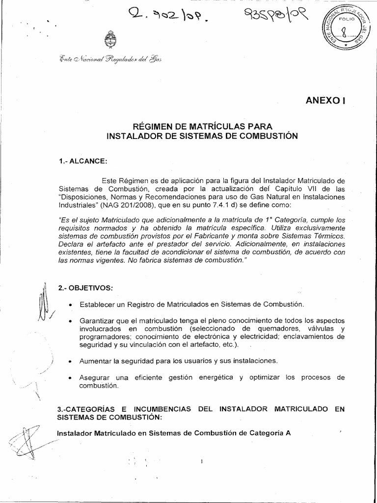 Resolucion ENARGAS 902 09 | PDF