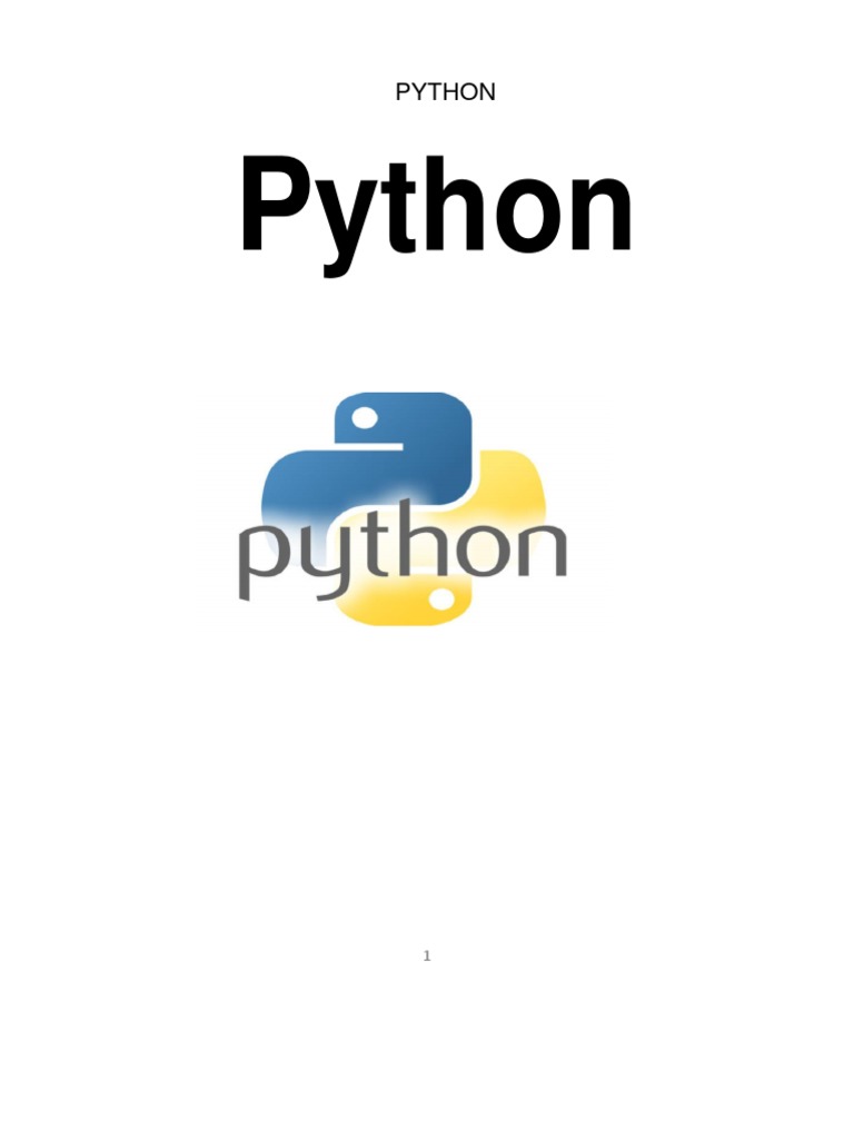 Python Full Notes Working Pdf Python Programming Language