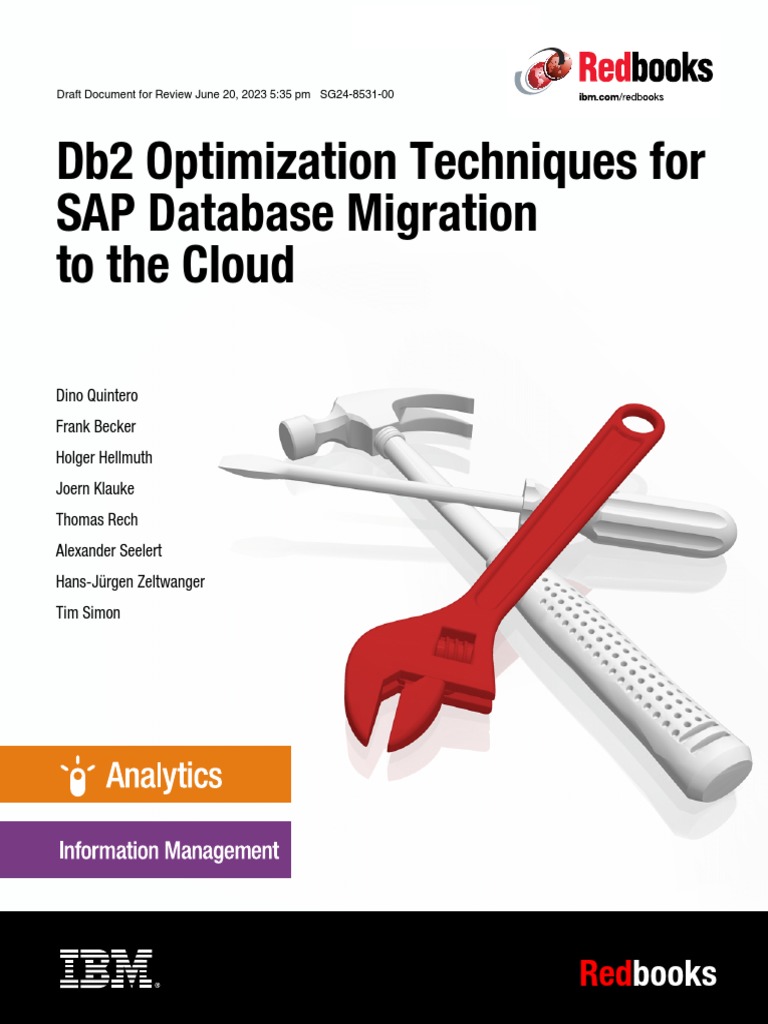 Db2 Optimization Techniques For SAP DB Migration To The Cloud | PDF ...