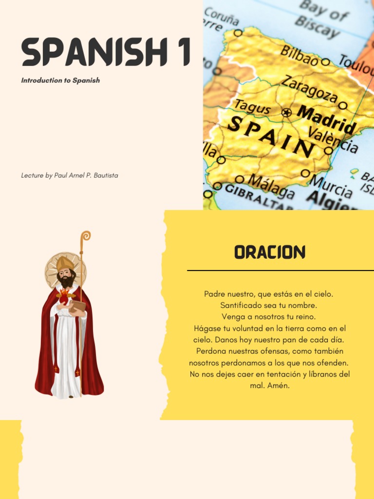 Spanish 1 | PDF | Grammatical Gender | Adjective