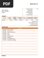 Bank Statement Template 4 - TemplateLab | PDF | Credit Card | Business