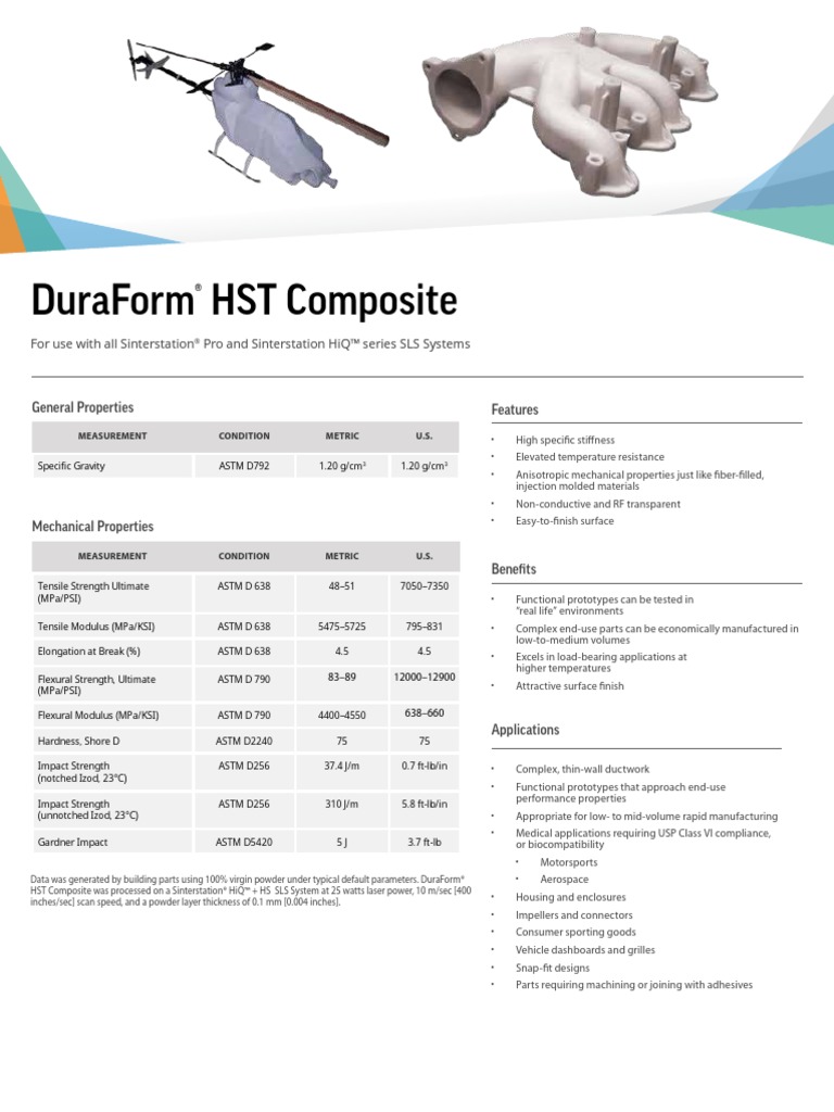 3D-Systems DuraForm HST DATASHEET 03.27.17 USEN WEB 0 | Download Free ...