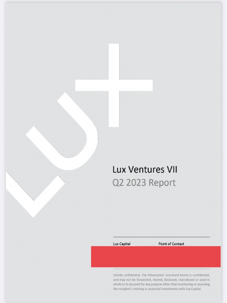 Lux LP Letter Q2-2023 PDF | PDF