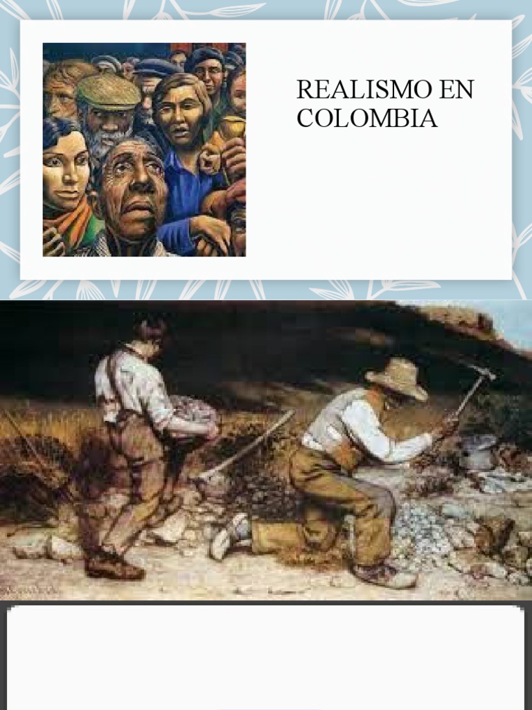 Realismo en Colombia PPT | PDF | Realismo literario