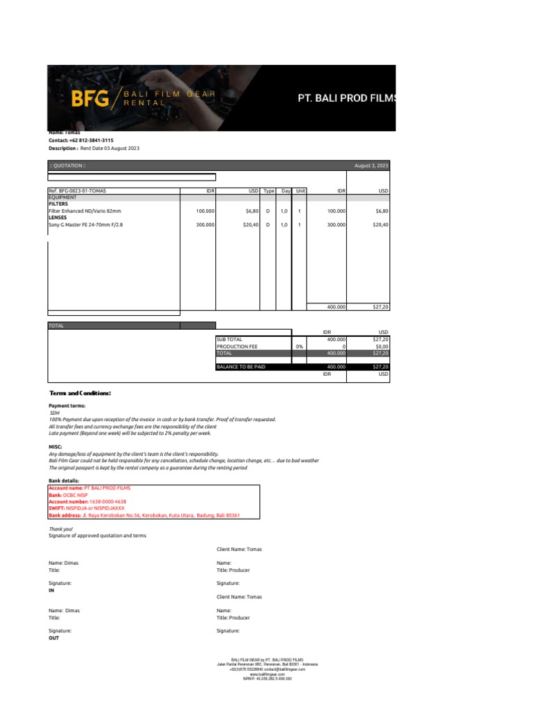 BFG 0823 01 Tomas | Download Free PDF | Private Sector | Trade